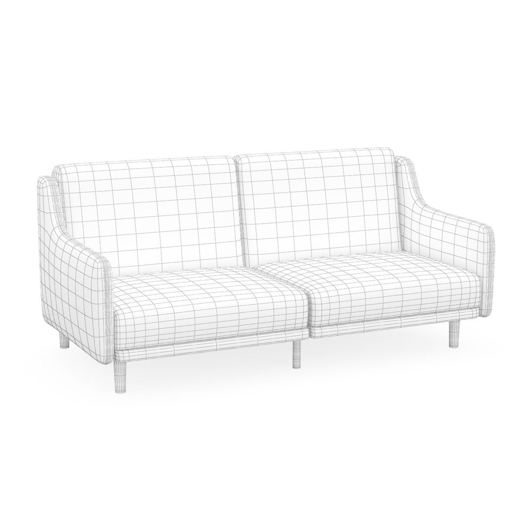 Flash Furniture Delphine Convertible Split Back Sofa 3D Model - TurboSquid 2278101