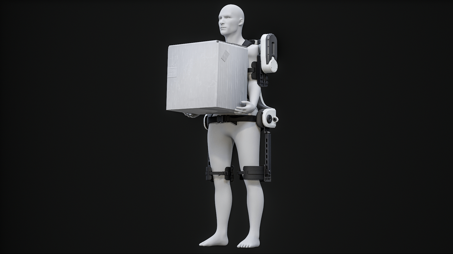 Industrial Exoskeleton Advanced PBR Model - TurboSquid 2264554