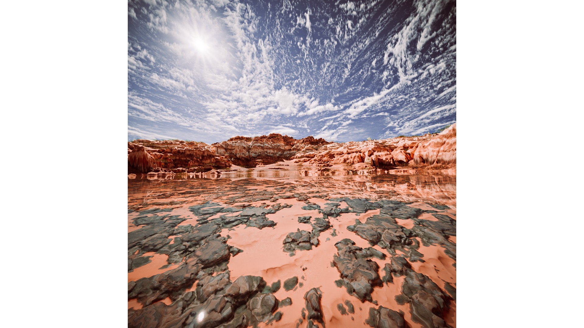 Tileable Rocky And Sandy Beach Desert Terrain 3D Model 3D Model ...