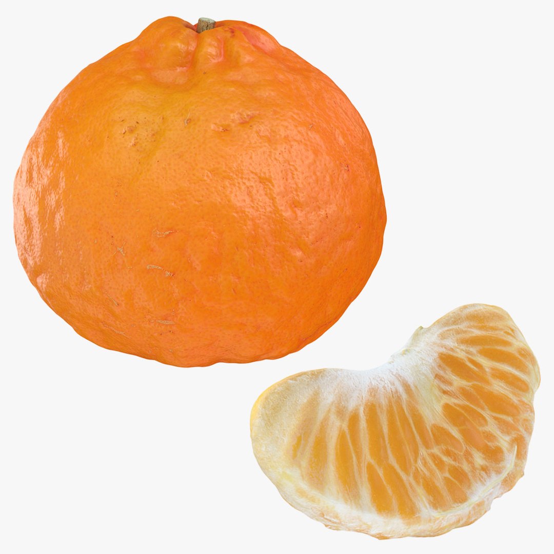 3D Mandarin Collection 2 Model - TurboSquid 2244298