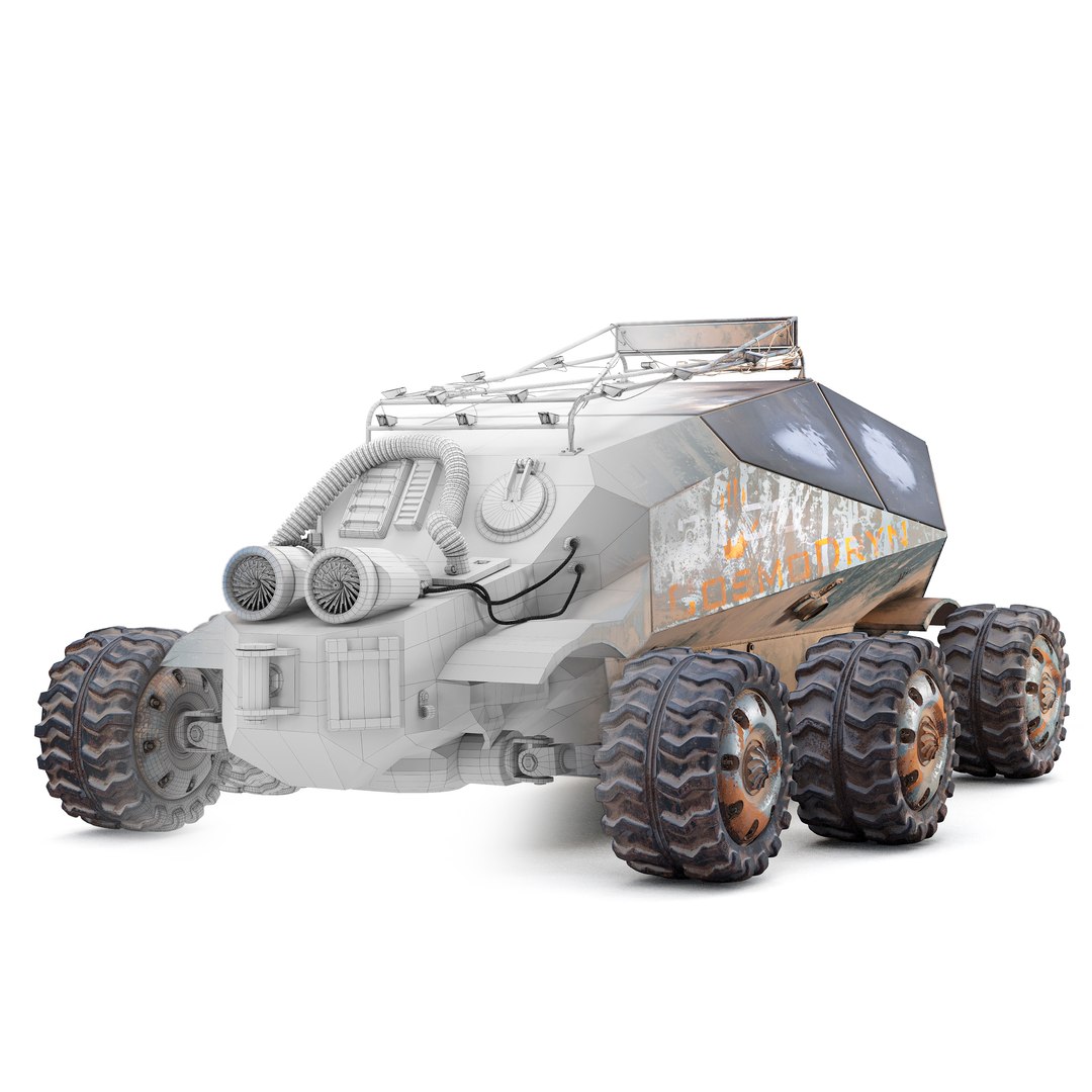 3D Space Rover - TurboSquid 2009745