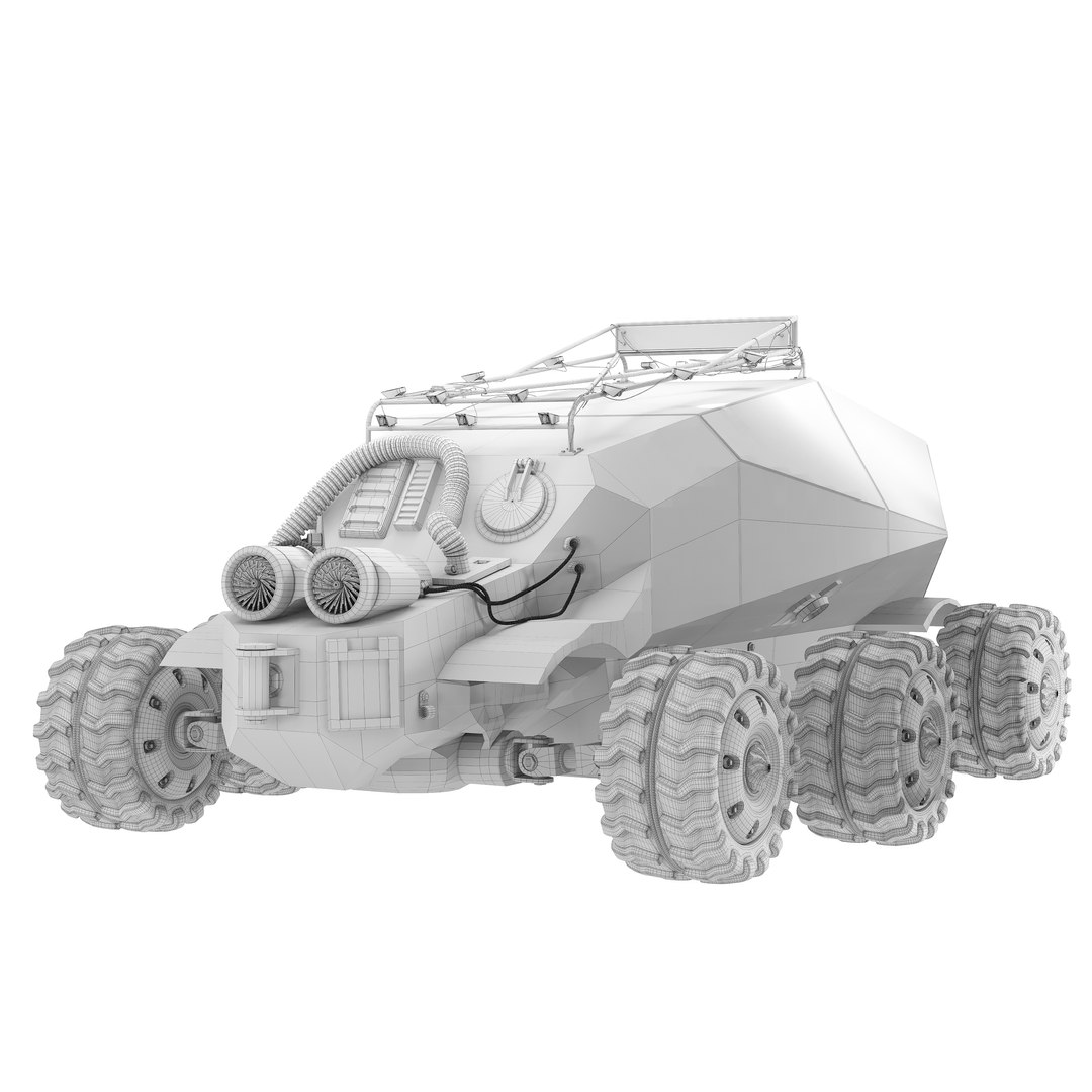 3D Space Rover - TurboSquid 2009745