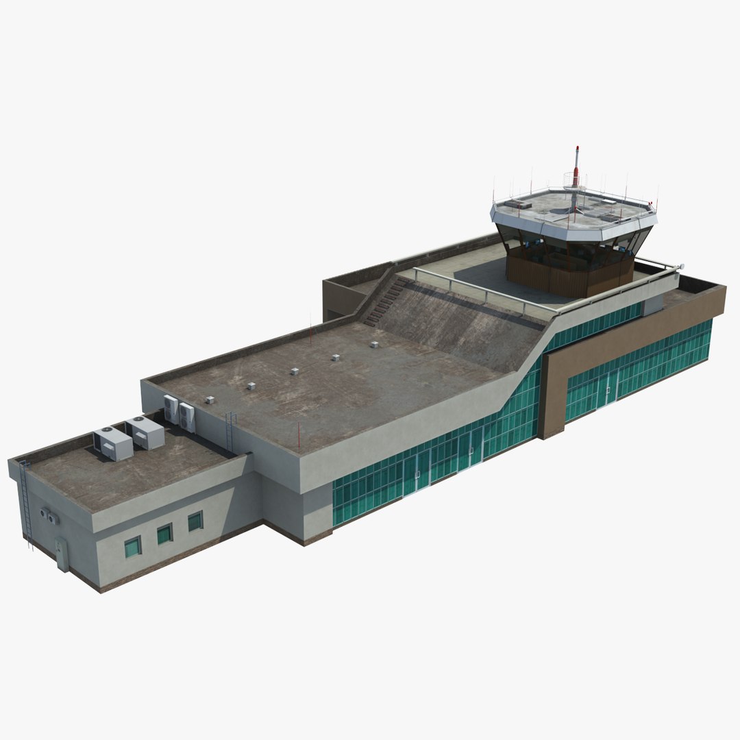 Airport Terminal 3D model - TurboSquid 2099143