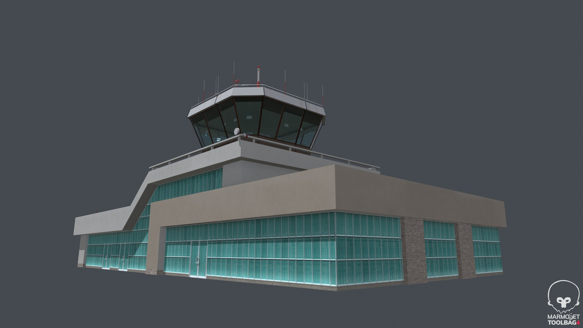 Airport Terminal 3D Model - TurboSquid 2099143
