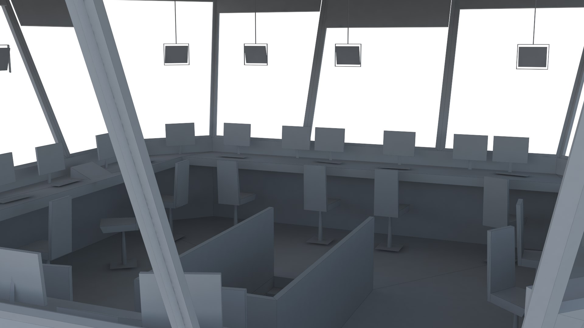 Airport Terminal 3D Model - TurboSquid 2099143