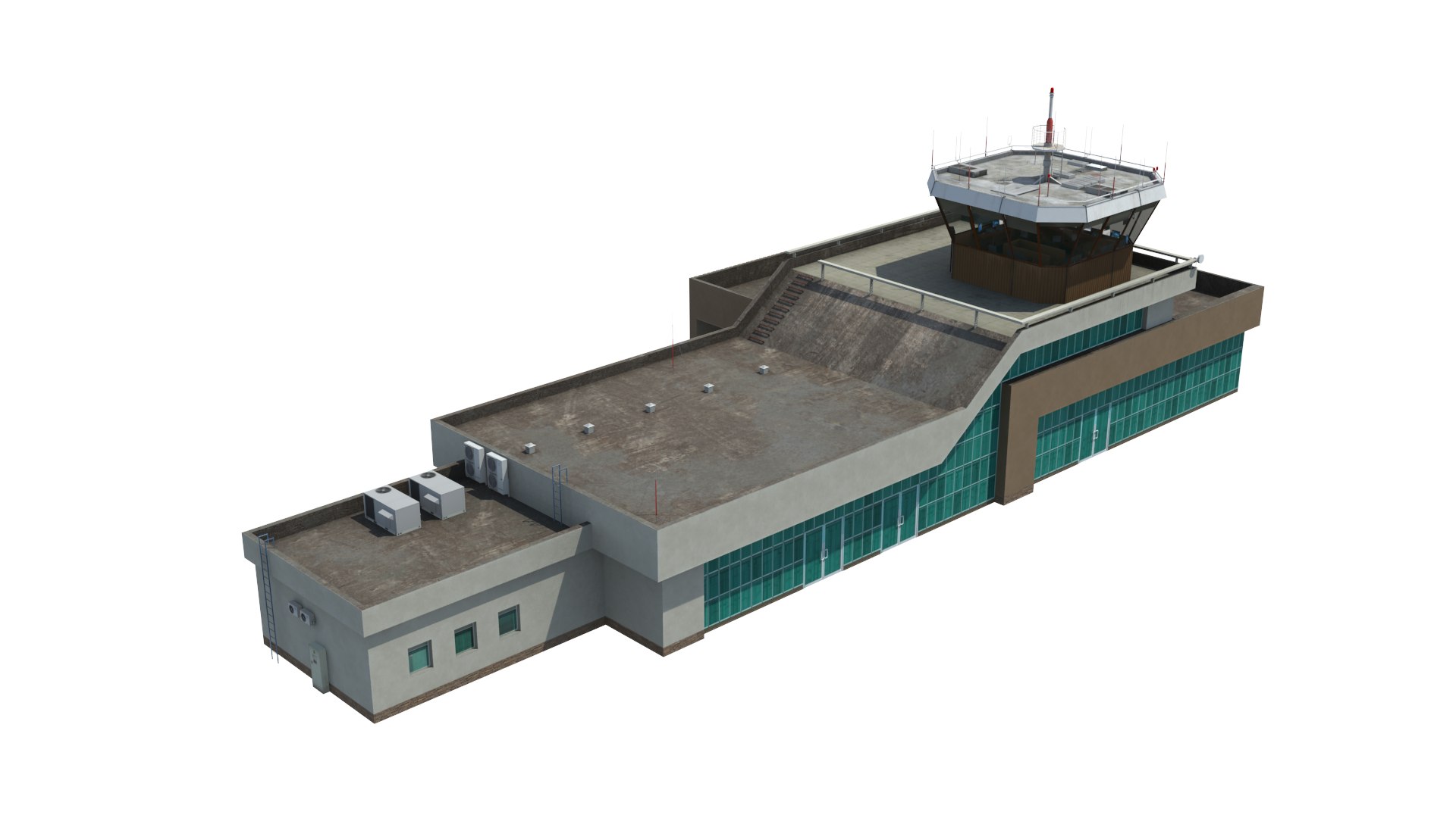 Airport Terminal 3D model - TurboSquid 2099143