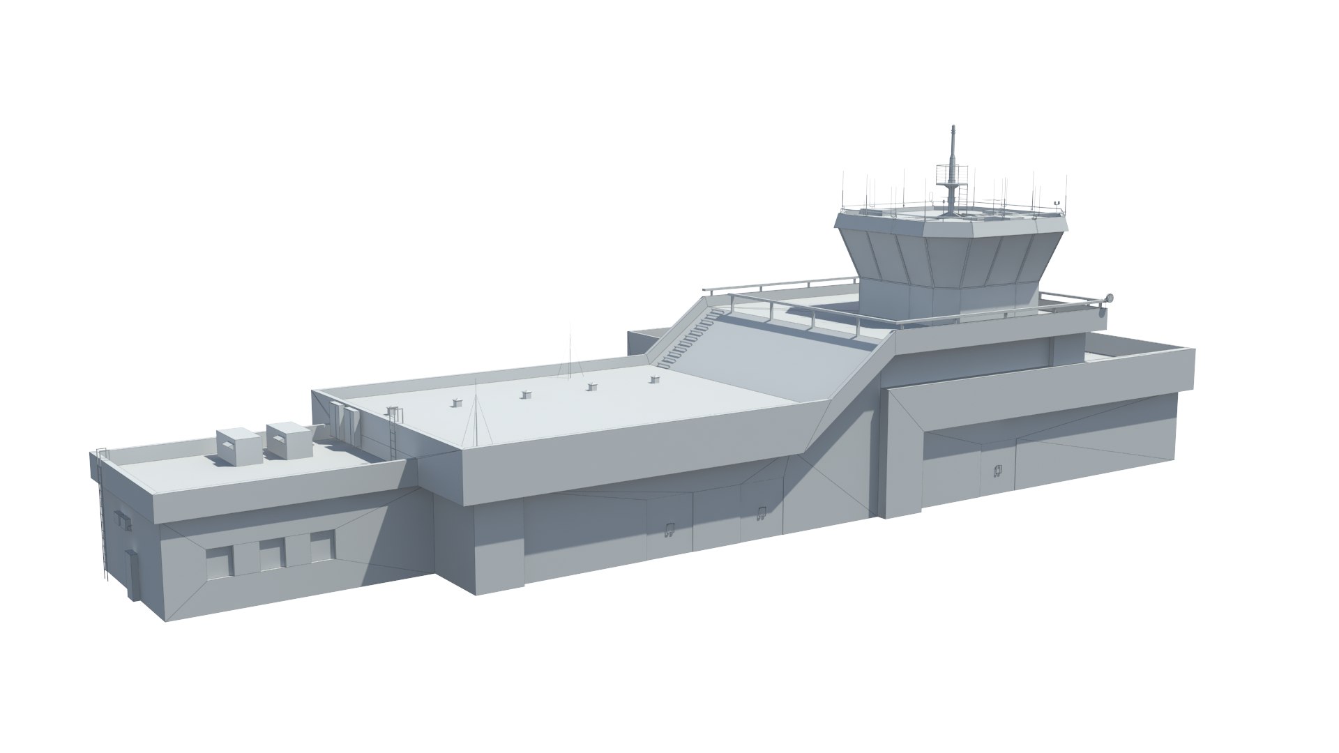Airport Terminal 3D model - TurboSquid 2099143