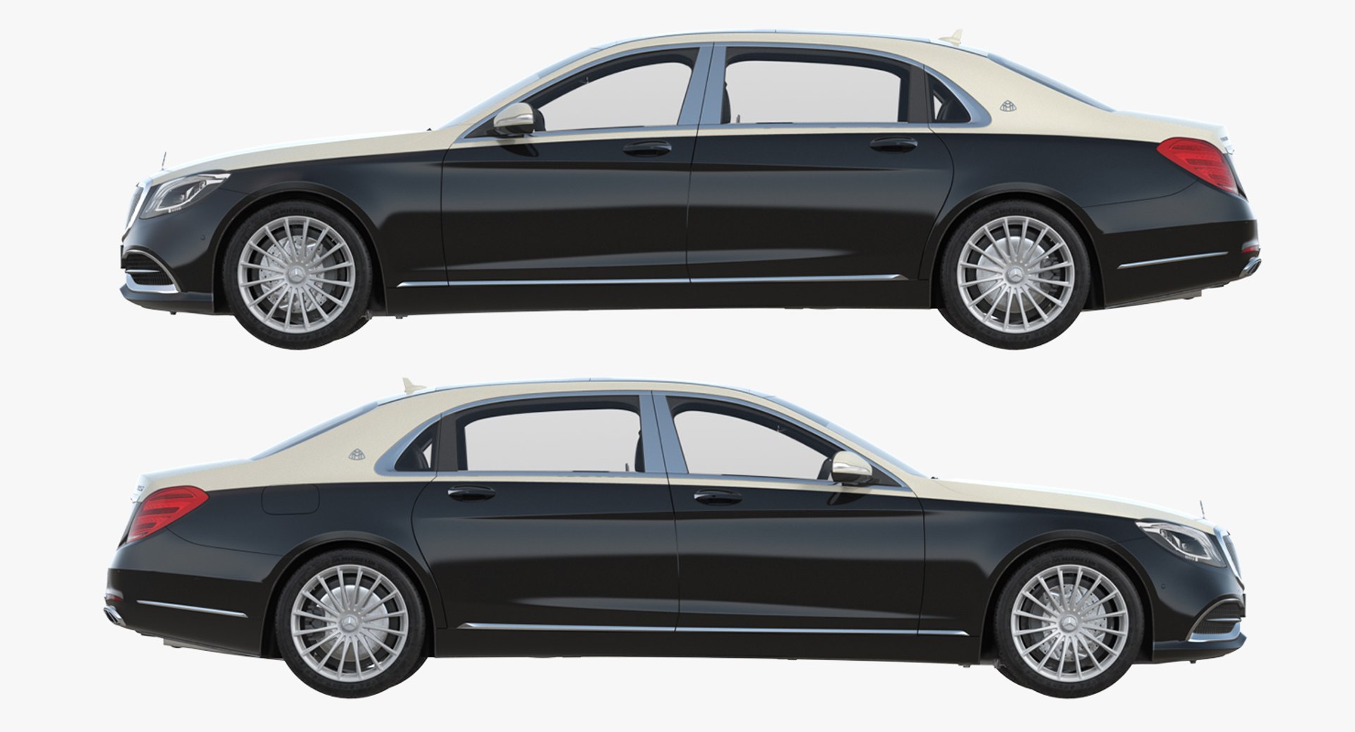 3D mercedes benz s-class maybach model - TurboSquid 1419277
