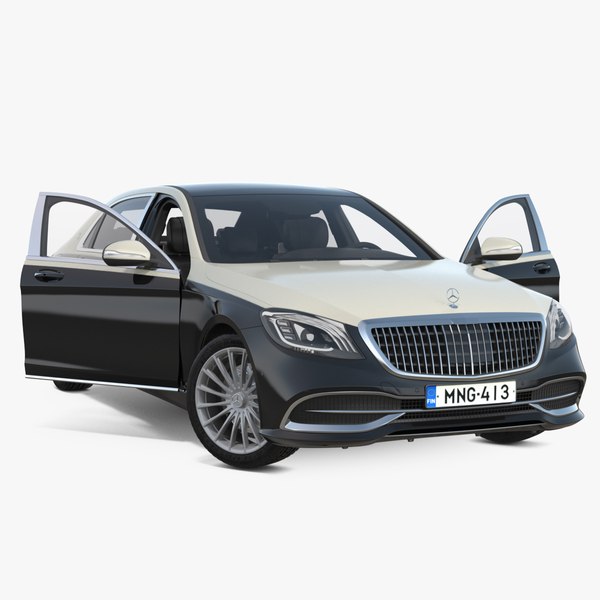 3D mercedes benz s-class maybach model - TurboSquid 1419277