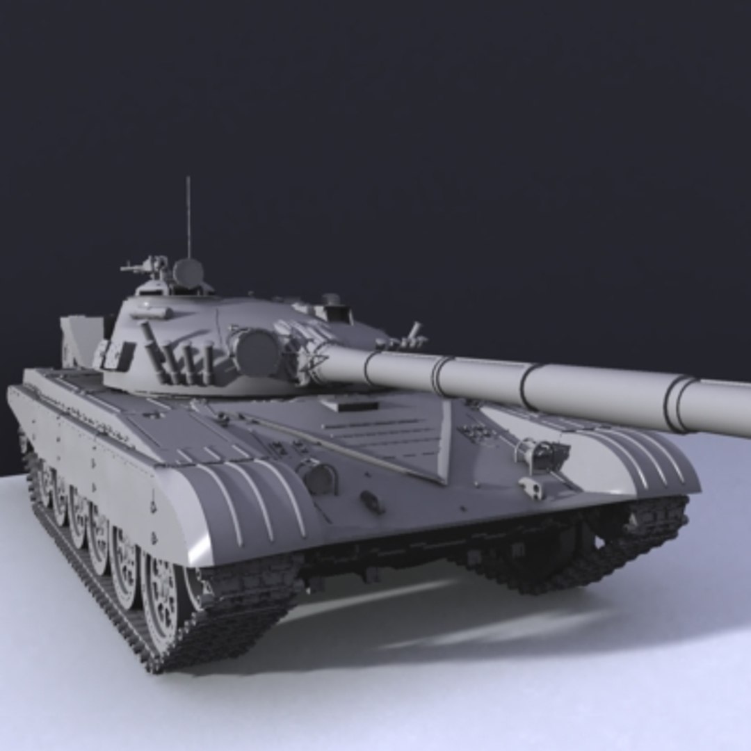3d Model T-72 Tank