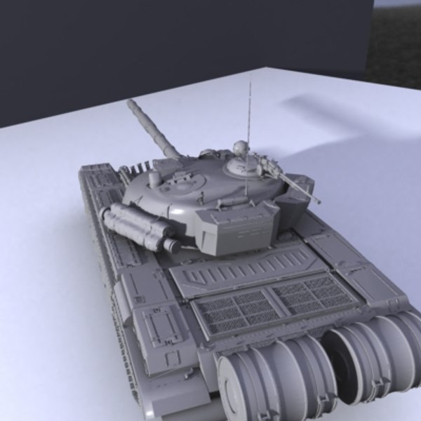 3d model t-72 tank
