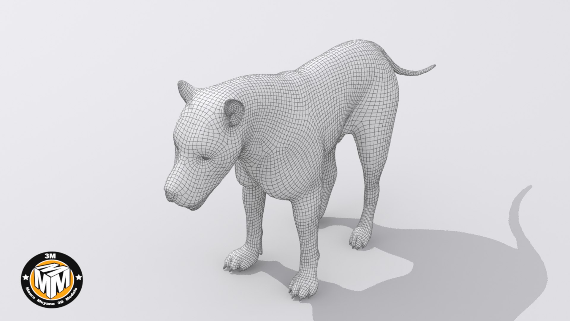 3D Protocyon Extinct Canid - TurboSquid 1277365