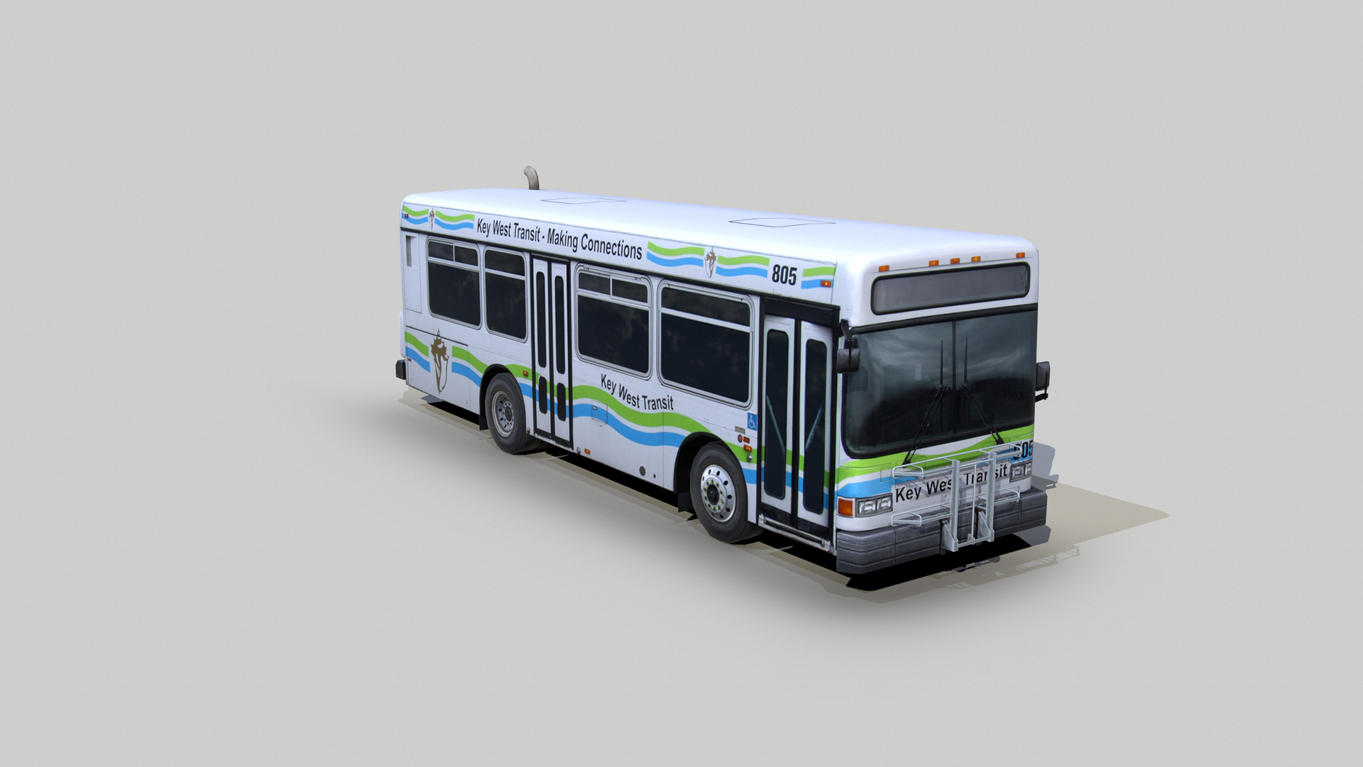 3D Gillig G18e Shuttle Bus Model - TurboSquid 1407893