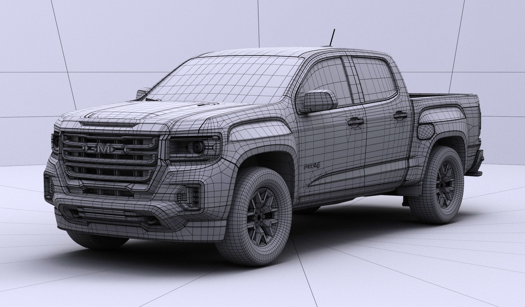 GMC Canyon Small Pick Truck AT4 2022 3D Model - TurboSquid 1794632