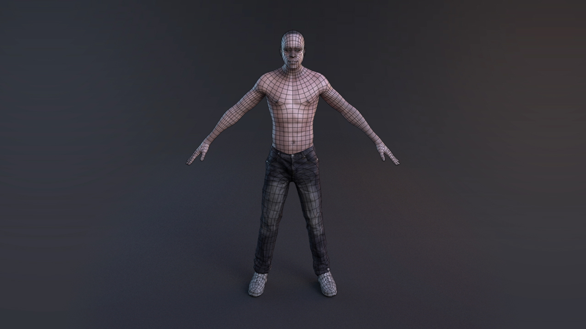 Character Male - Rigged 3ds