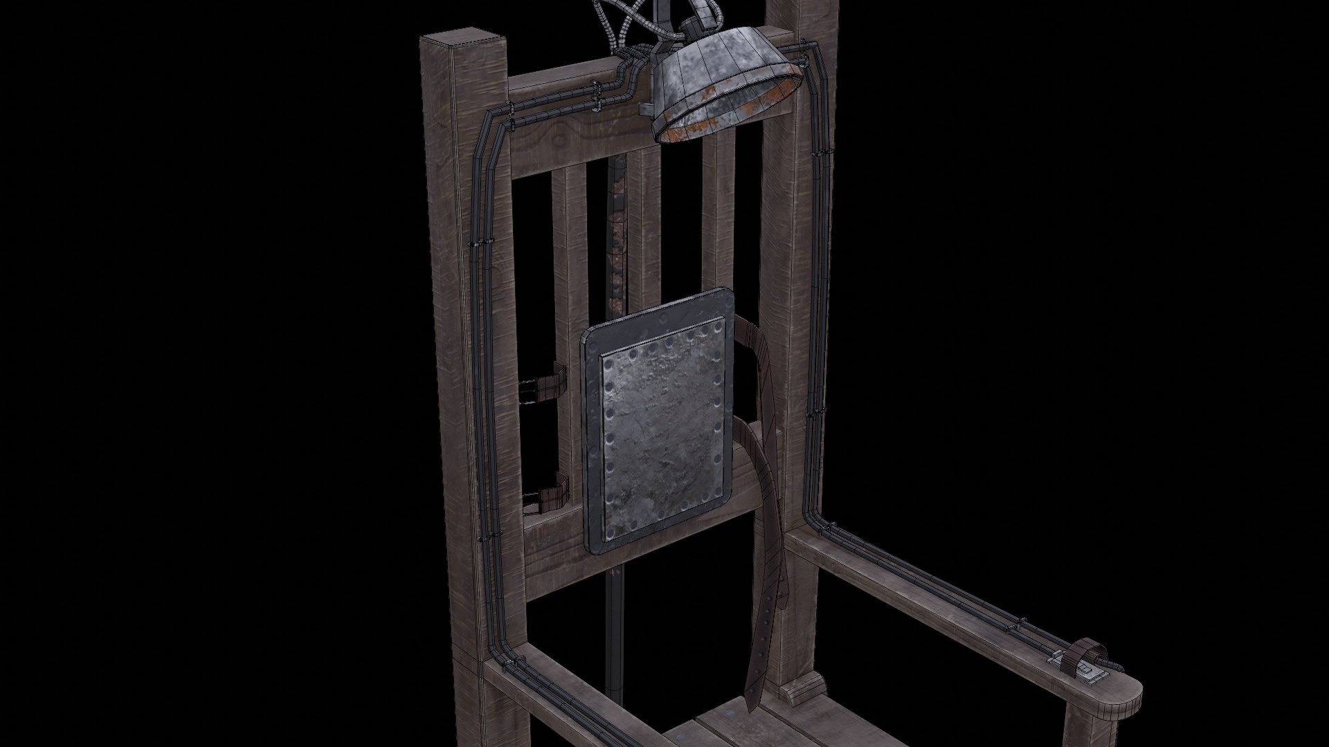 Electric Chair Model - TurboSquid 1916040