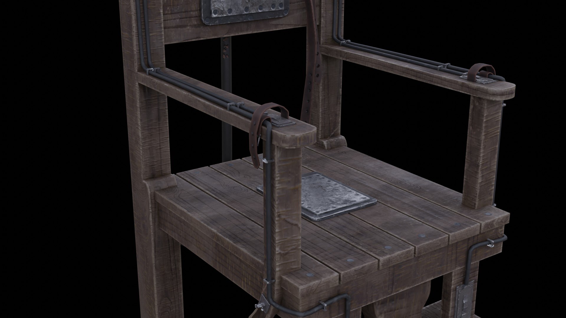 Electric Chair Model - TurboSquid 1916040