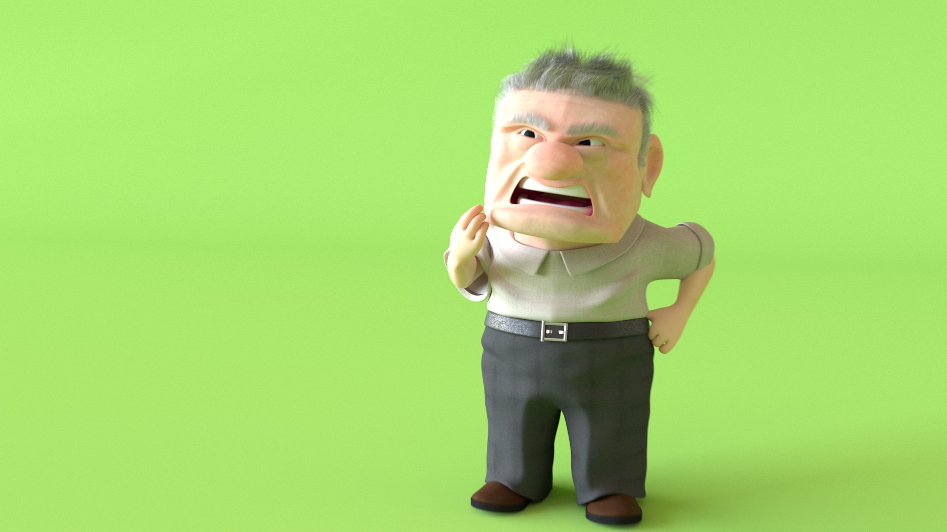 3D Model Of Carl Fredricksen - Up Movie 3D Model - TurboSquid 2202867