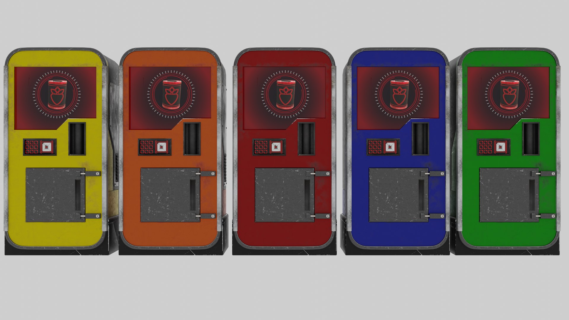 3D Cyberpunk Vending Machine - TurboSquid 1682944