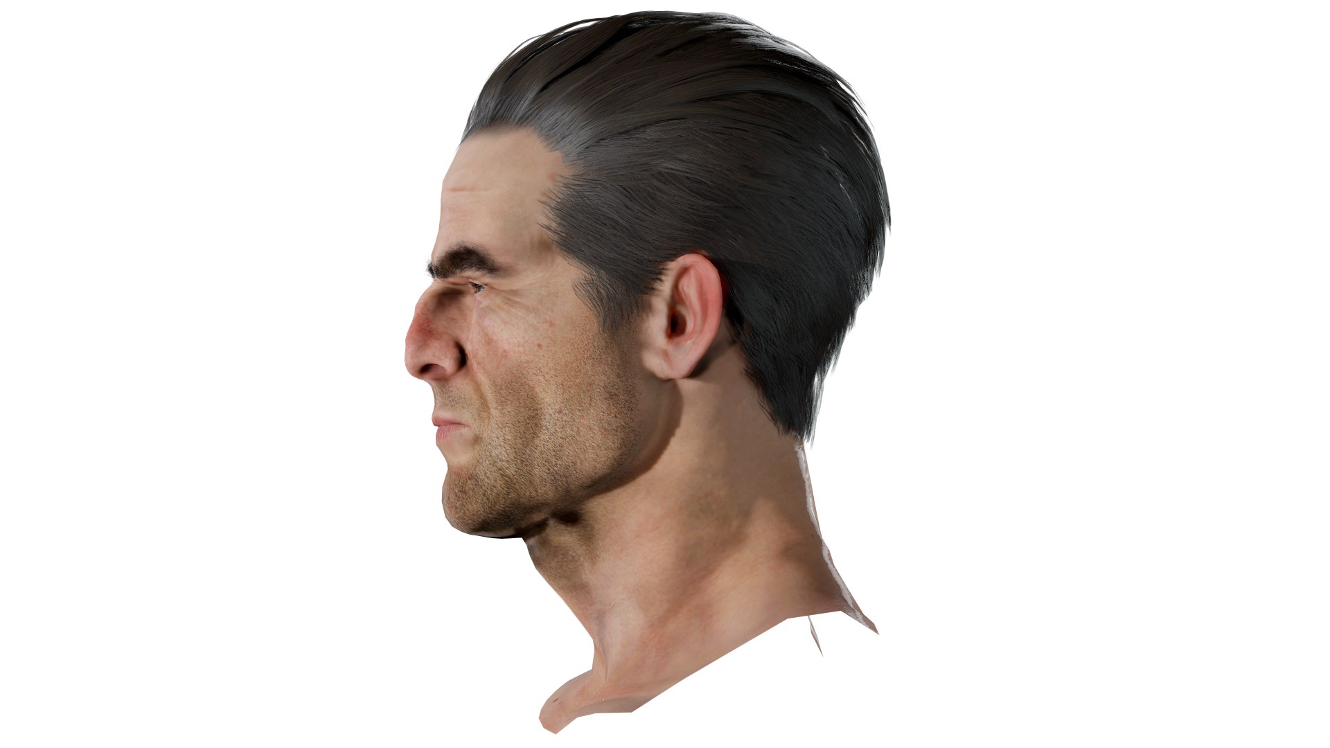 3D David Realistic Model Of Male Head - TurboSquid 1784824
