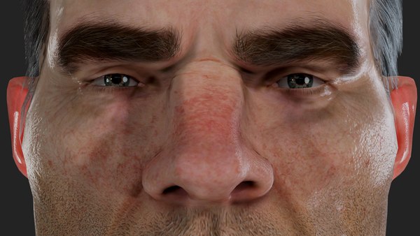 3D David Realistic model of male head - TurboSquid 1784824