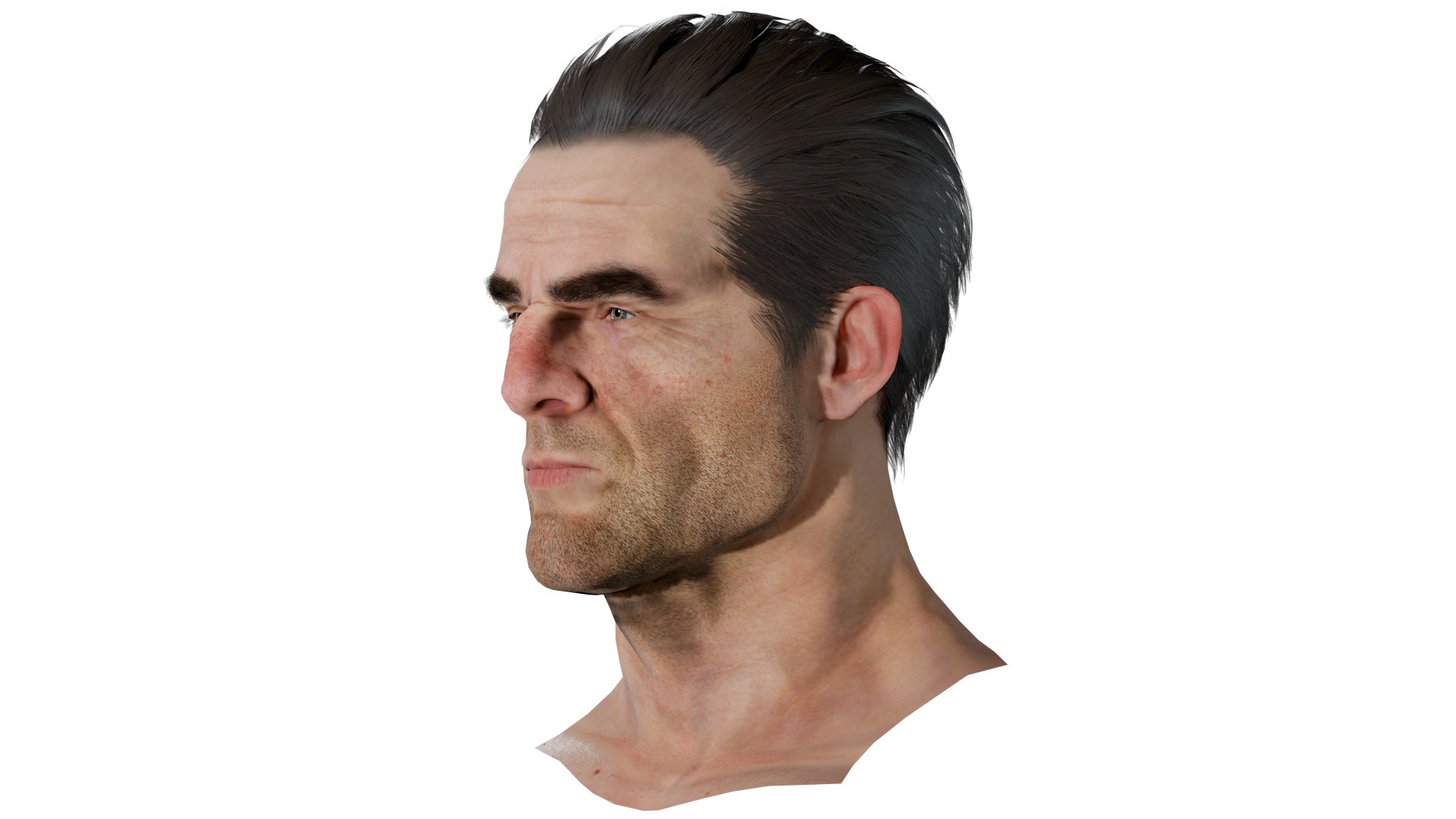 3D David Realistic Model Of Male Head - TurboSquid 1784824