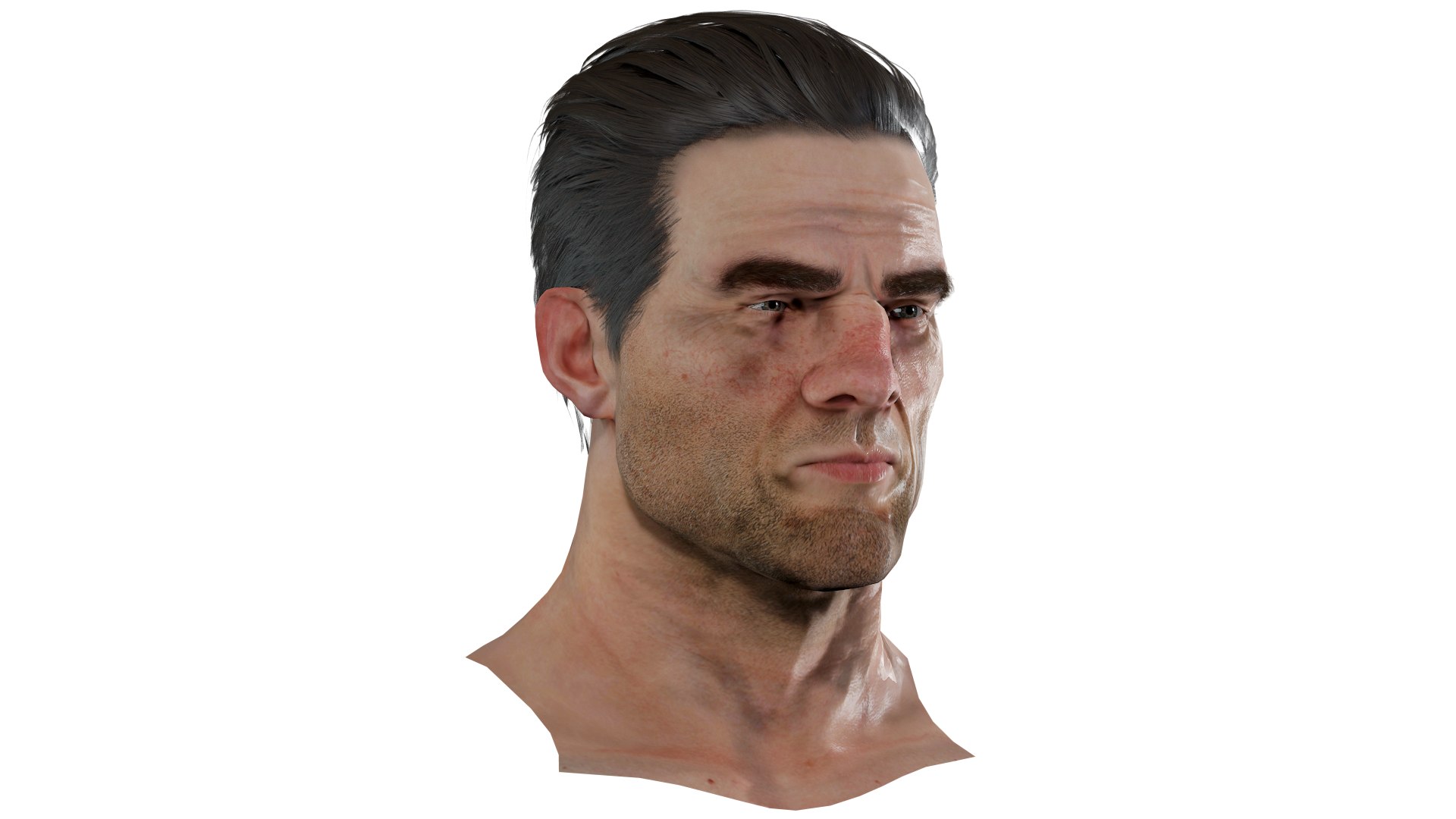 3D David Realistic Model Of Male Head - TurboSquid 1784824