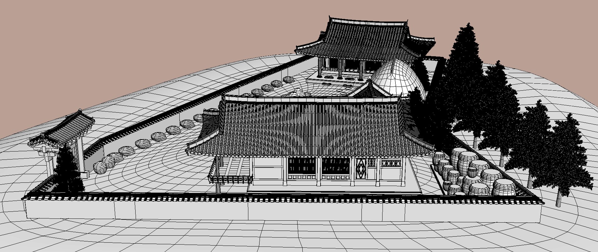 Korean Traditional House 3D Model - TurboSquid 2163108