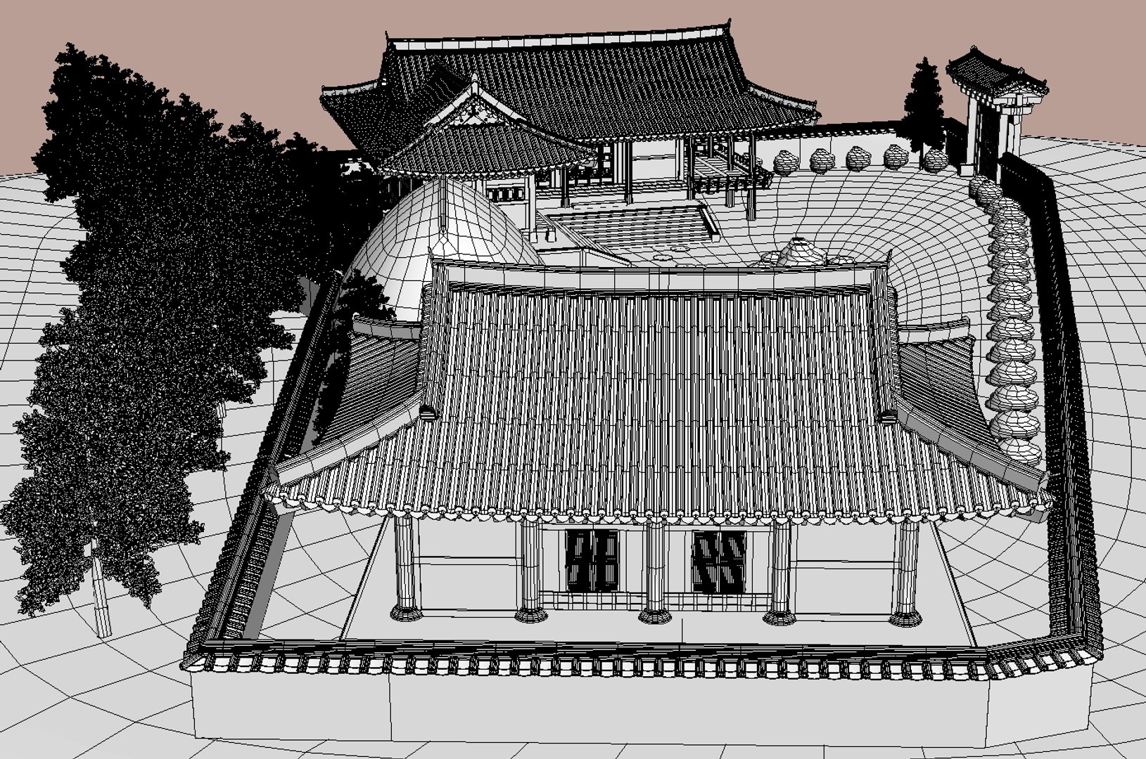 Korean Traditional House 3D Model - TurboSquid 2163108