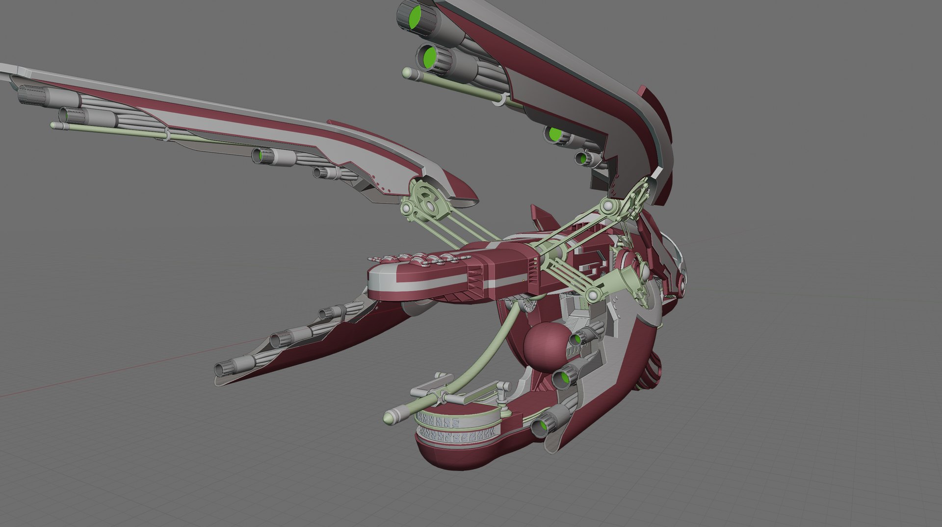 Spaceship Airship Space 3D - TurboSquid 1607410