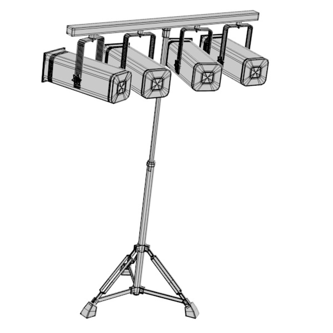 3d Model Stage Lights