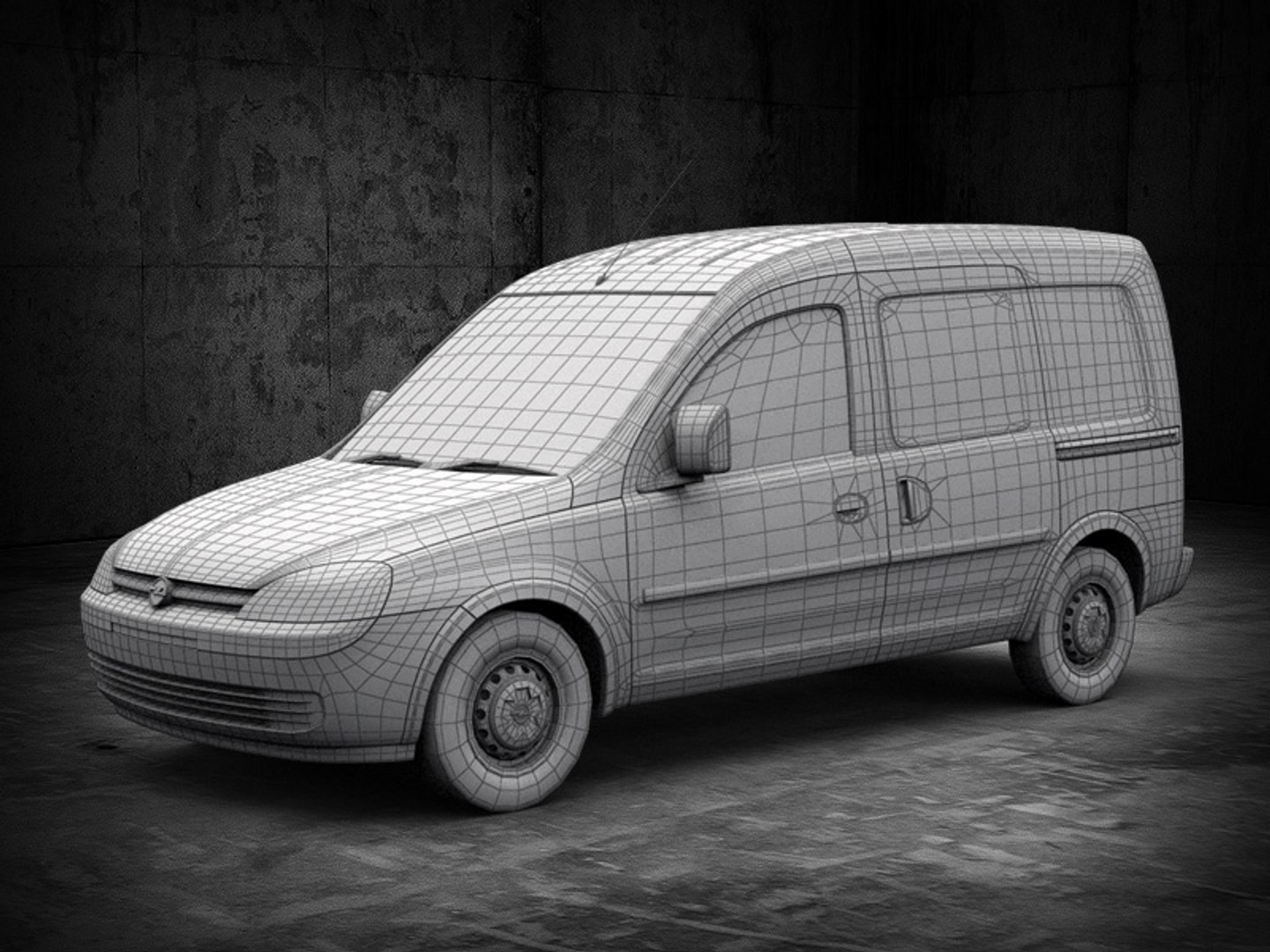3d Model Of Holden Combo Van