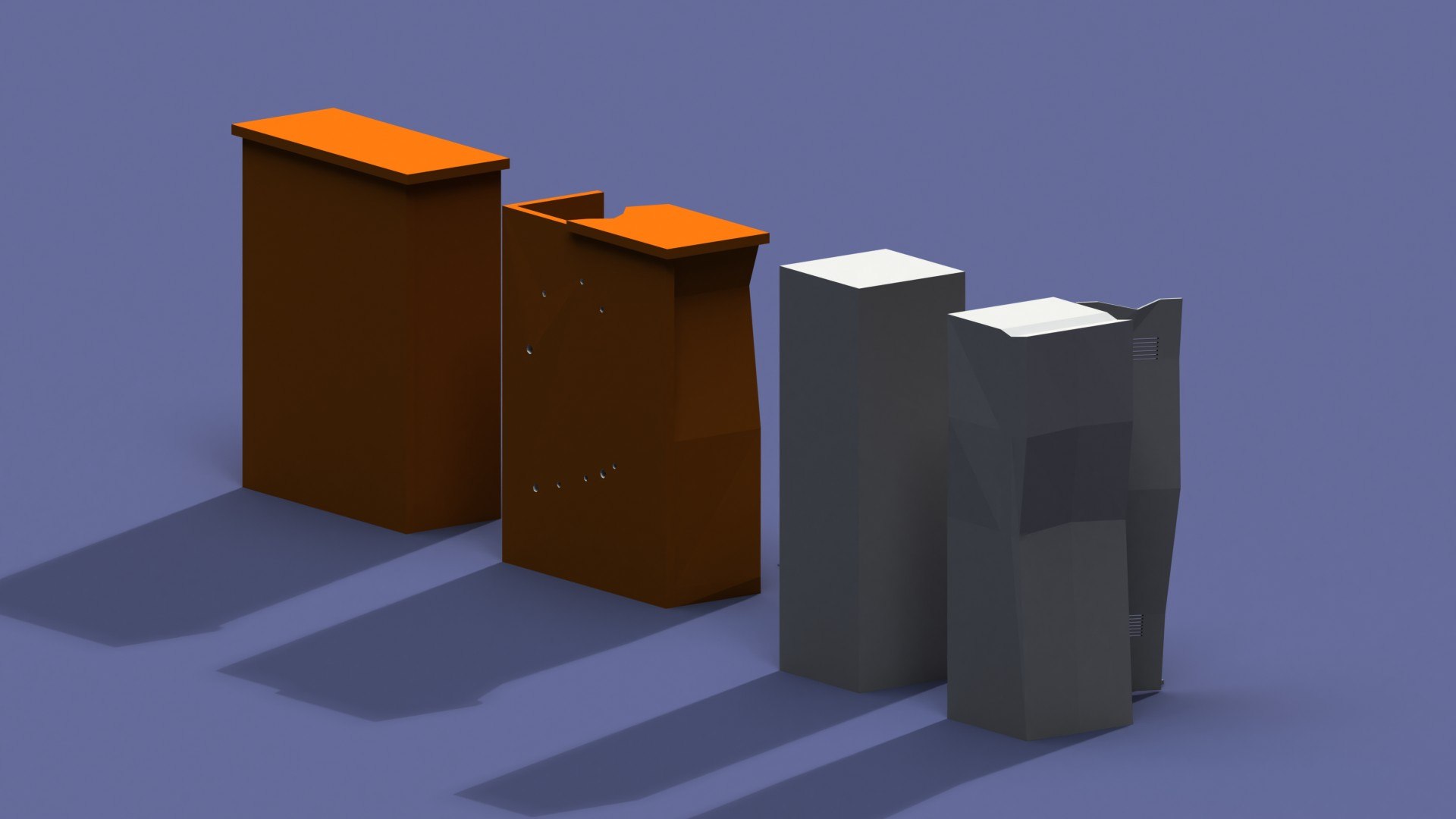 Apocalyptic Cupboard Bookcase 3D Model - TurboSquid 1626538