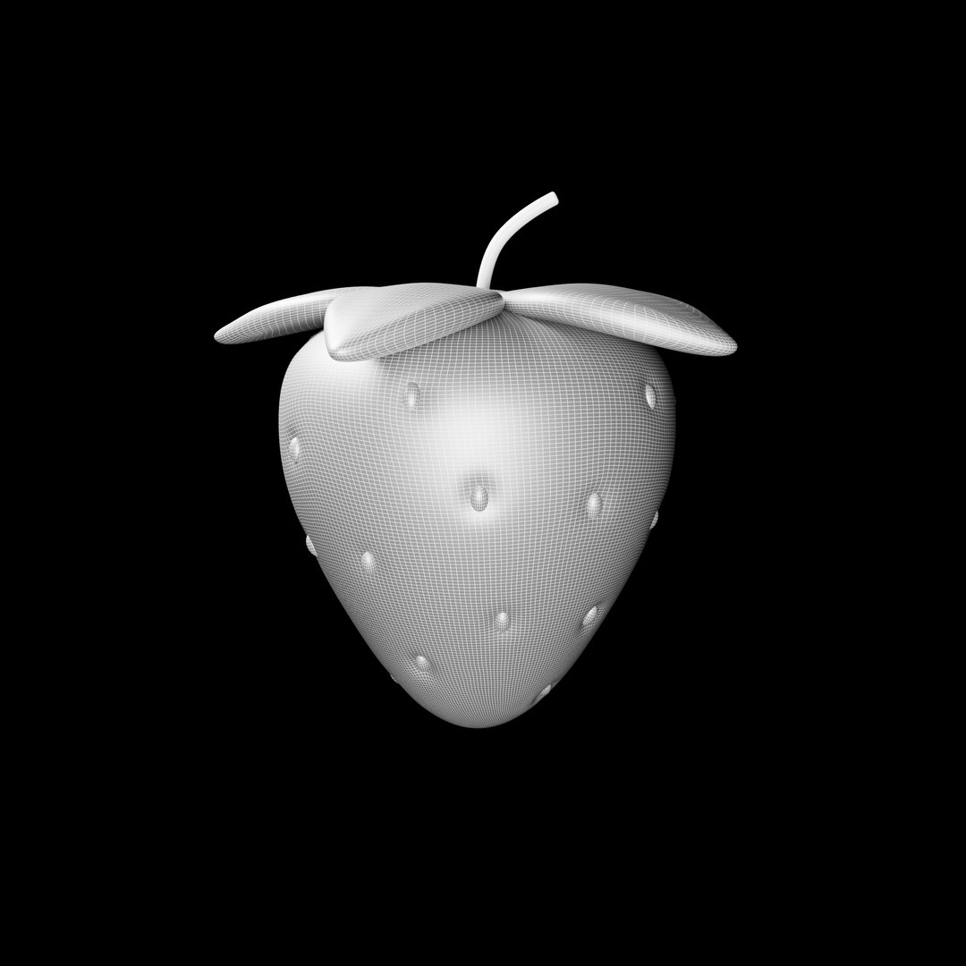 Free 3D Stylized Strawberry 3d Model Model - TurboSquid 2392819