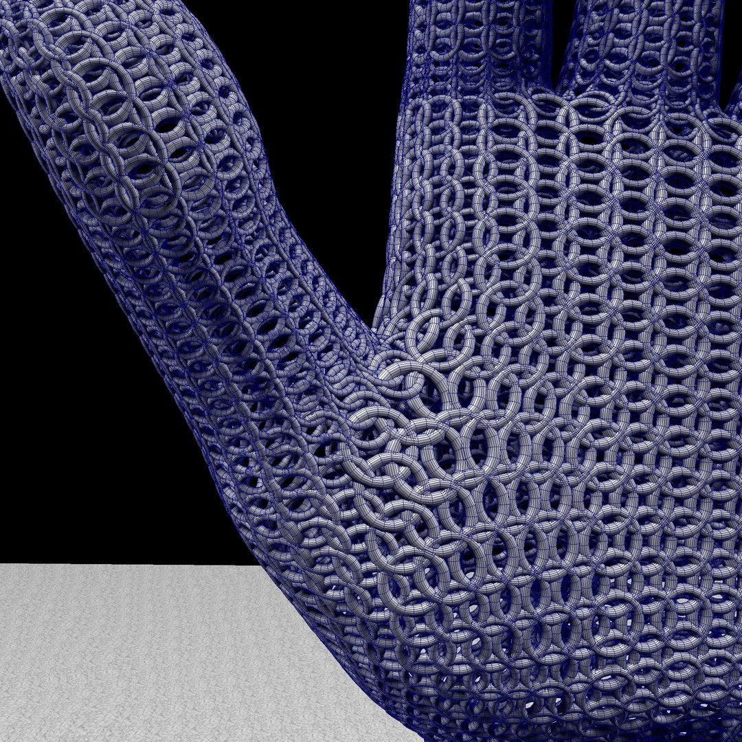 3D Chainmail Hand - TurboSquid 1456675