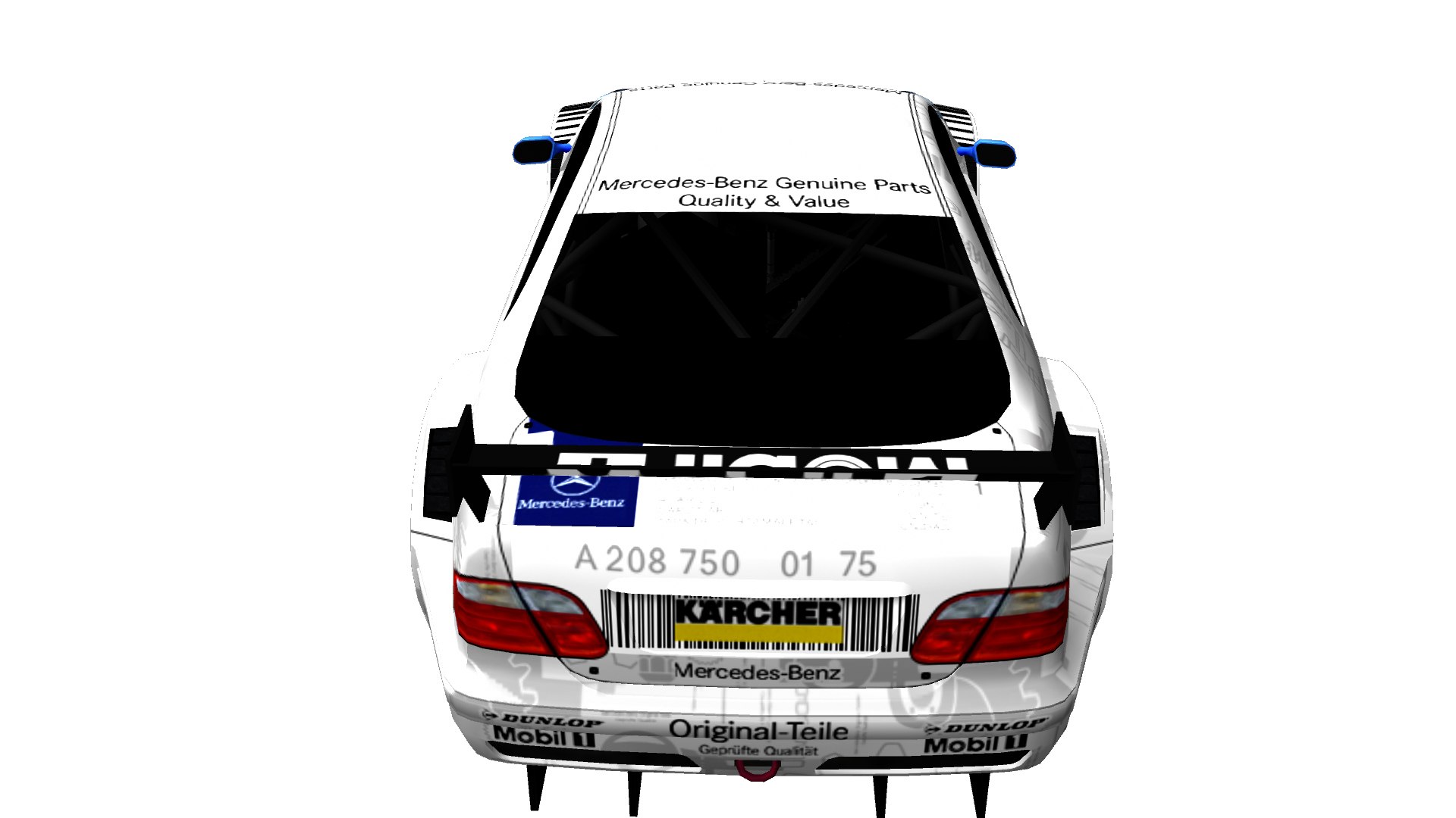 Mercedes CLK DTM Game Asset Car Model - TurboSquid 2297404