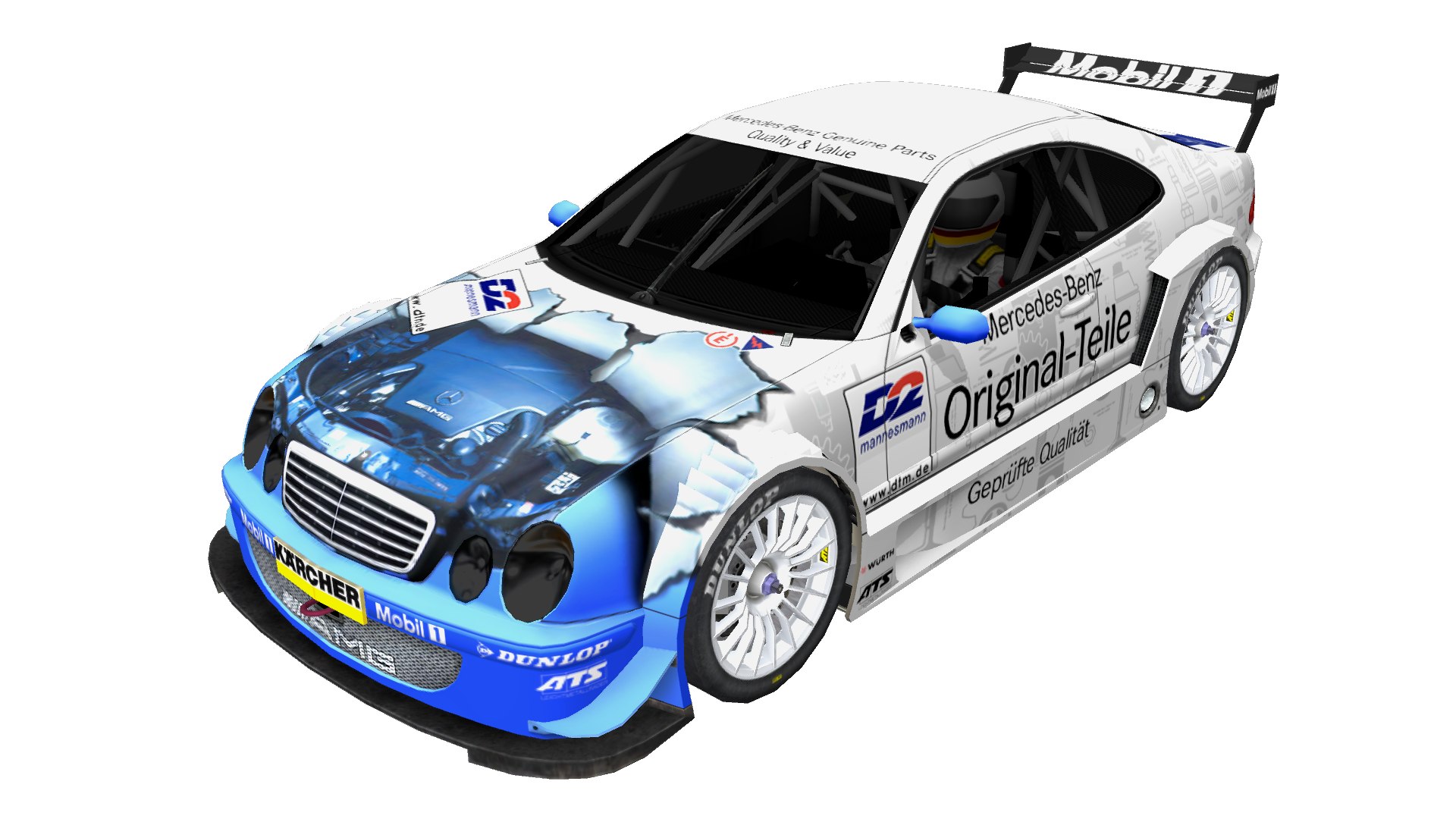 Mercedes CLK DTM Game Asset Car Model - TurboSquid 2297404