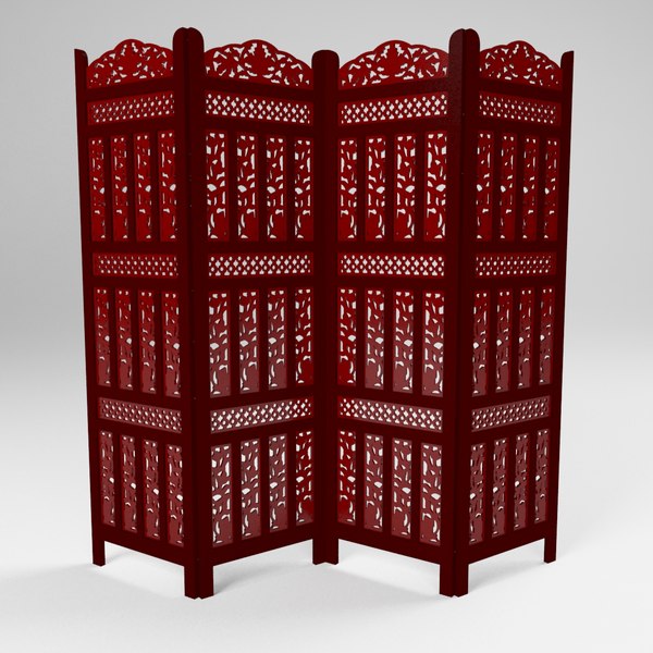 folding screen 3d model