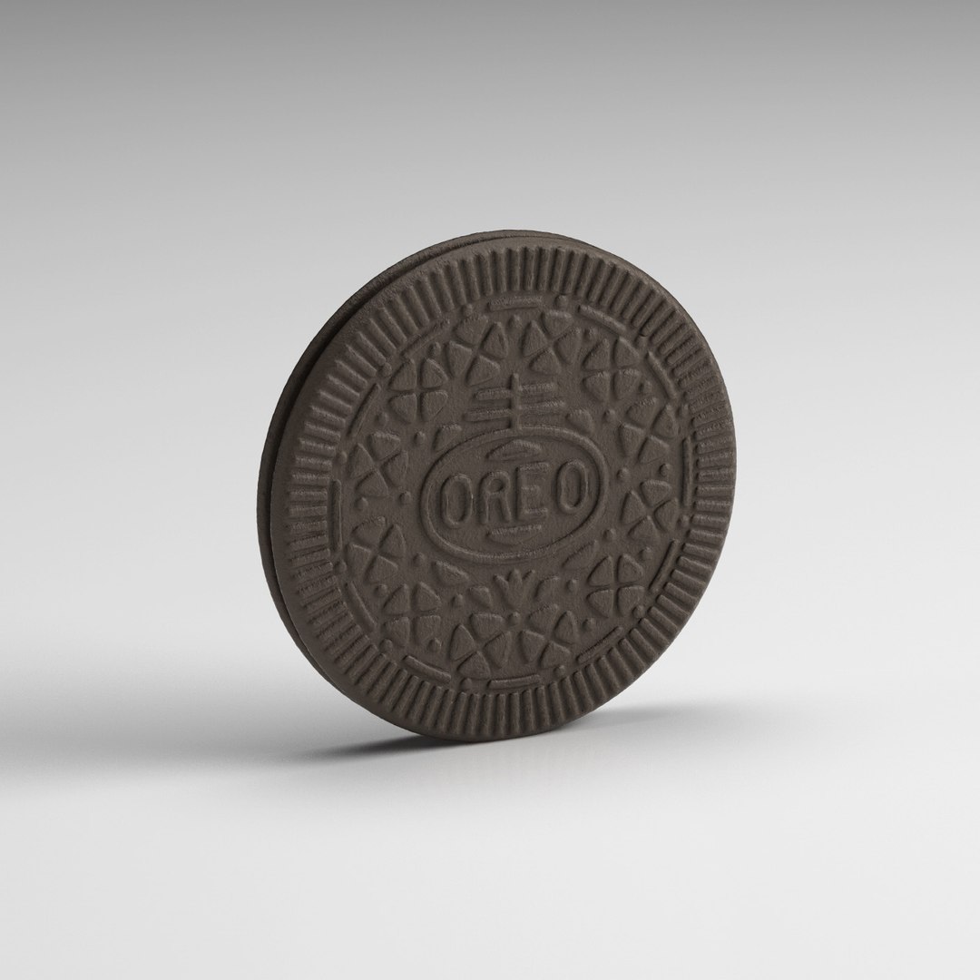 3d Oreo Cookie Model