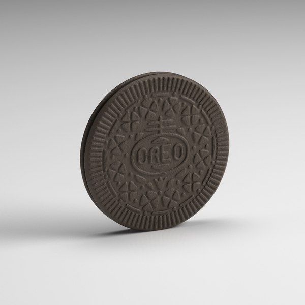 3d oreo cookie model