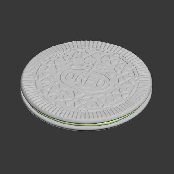 3d oreo cookie model