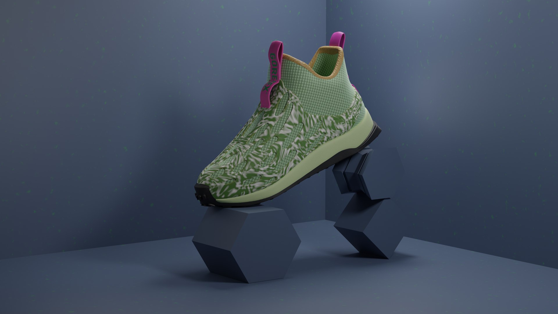 Shoes - Merrell - Hydro Runner Mid GORE-TEX 3D Model - TurboSquid 2145856