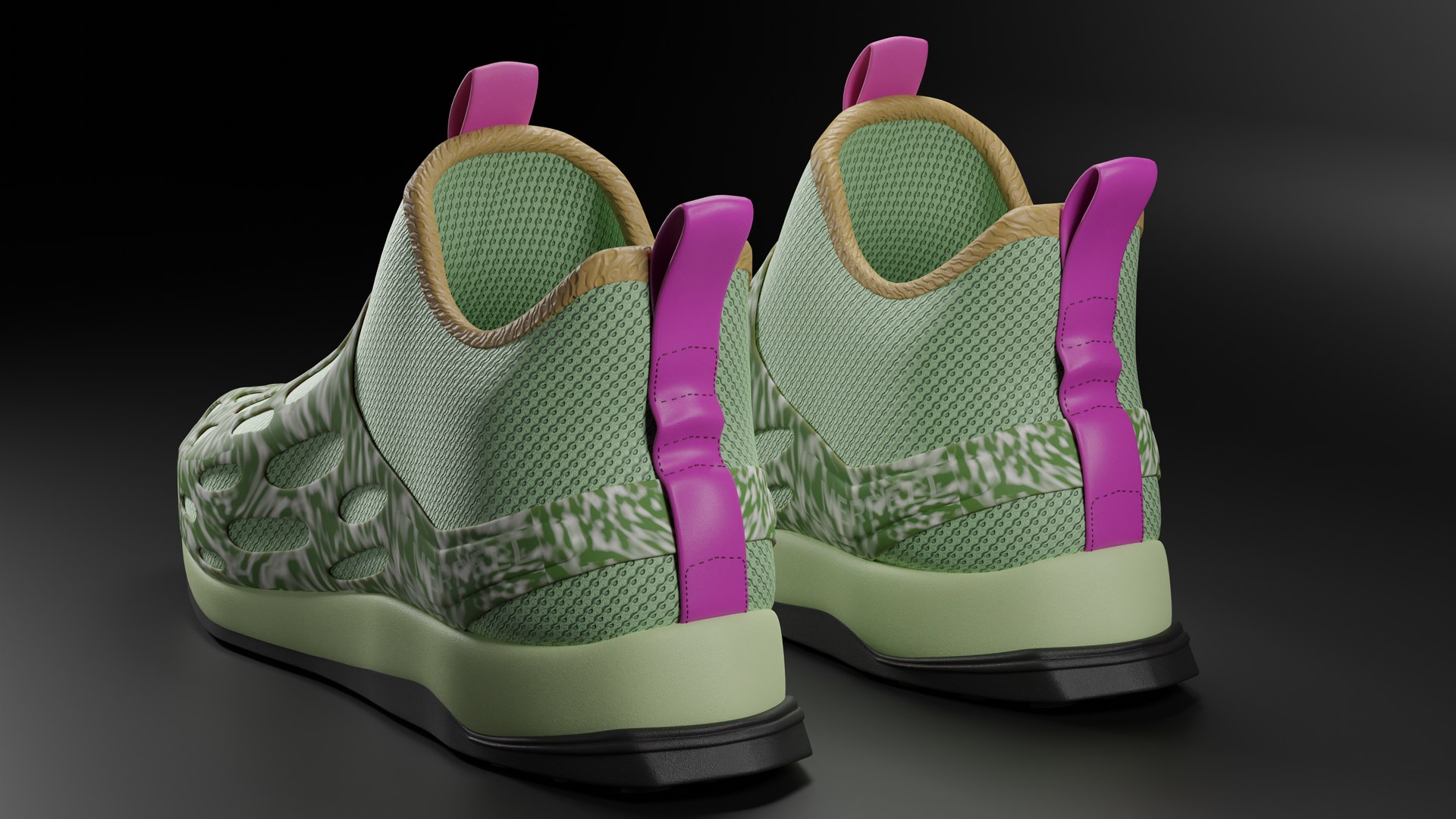 Shoes - Merrell - Hydro Runner Mid GORE-TEX 3D Model - TurboSquid 2145856