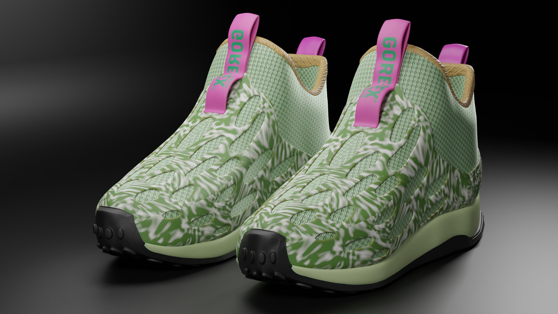 Shoes - Merrell - Hydro Runner Mid GORE-TEX 3D Model - TurboSquid 2145856