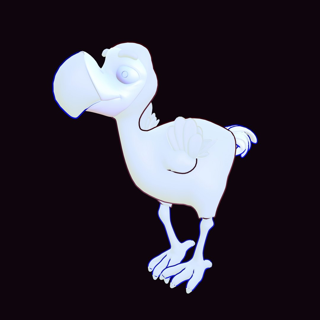 OSTRICH 3D KIDS 2D ASPECT 3D model - TurboSquid 2094729