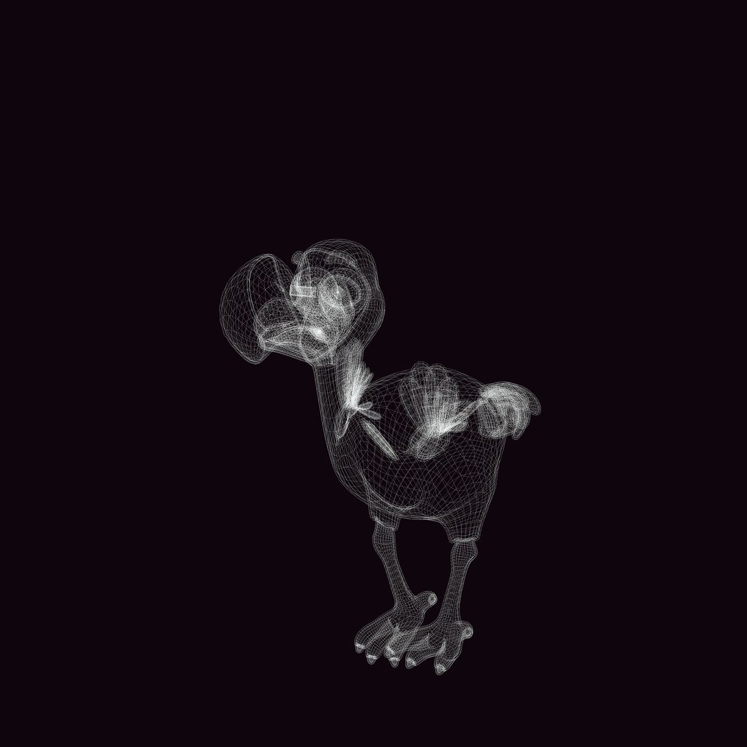 OSTRICH 3D KIDS 2D ASPECT 3D model - TurboSquid 2094729
