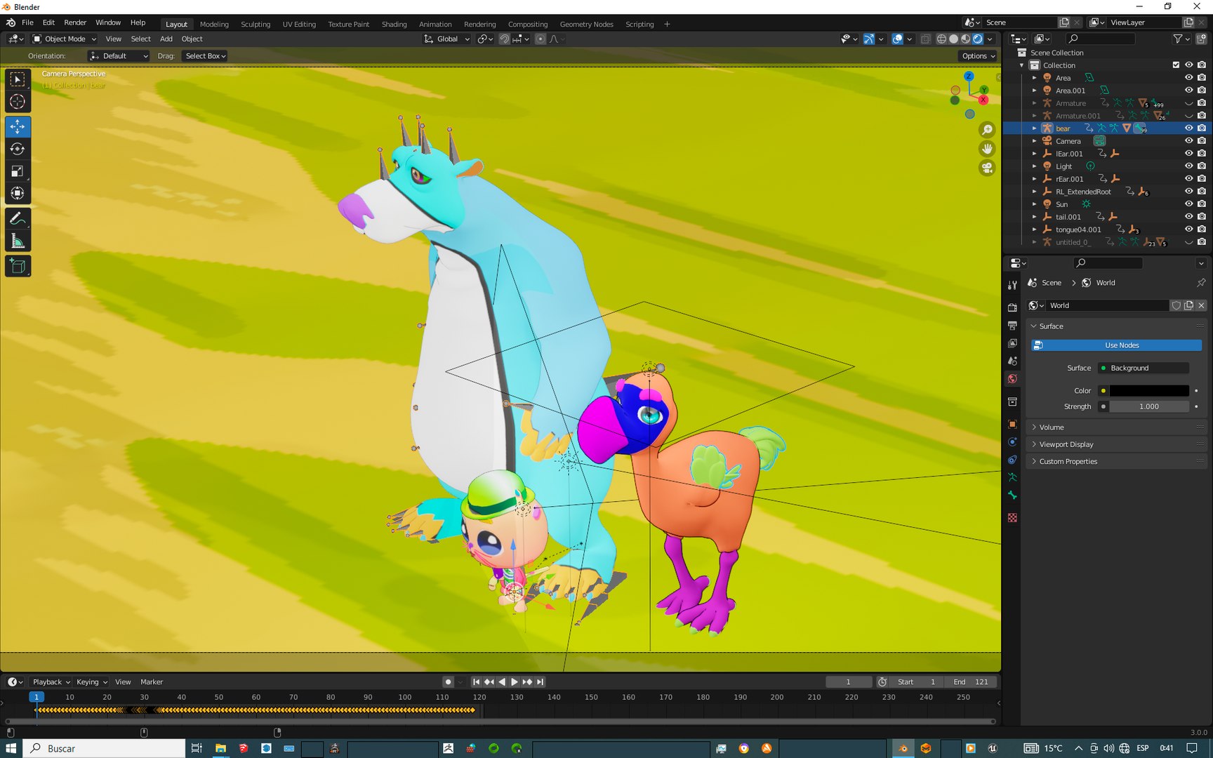 OSTRICH 3D KIDS 2D ASPECT 3D model - TurboSquid 2094729