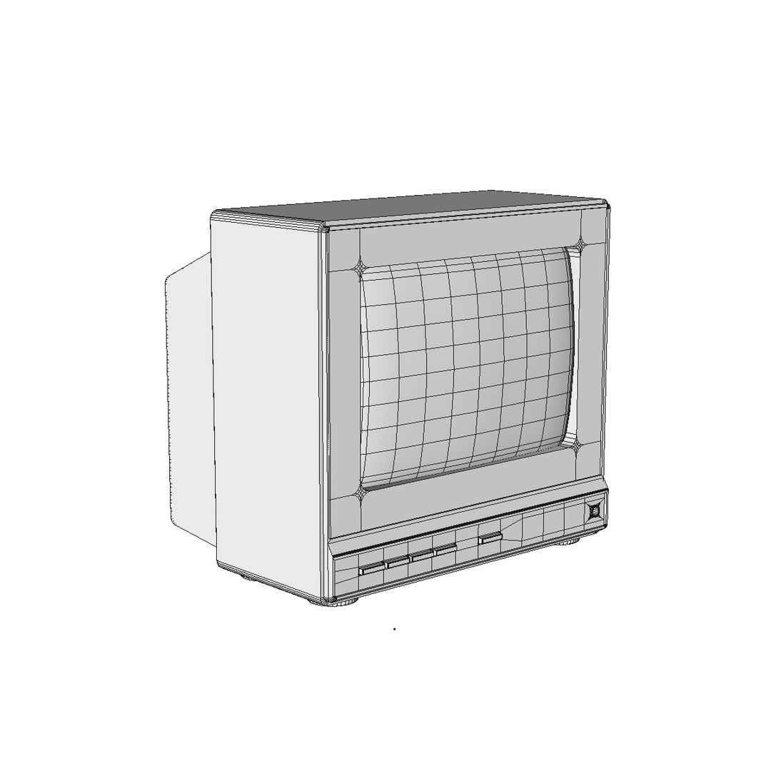 3D Retro Crt - TurboSquid 1396298