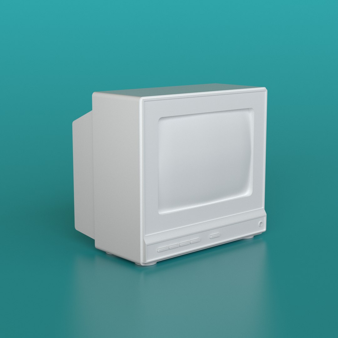 3D Retro Crt - TurboSquid 1396298