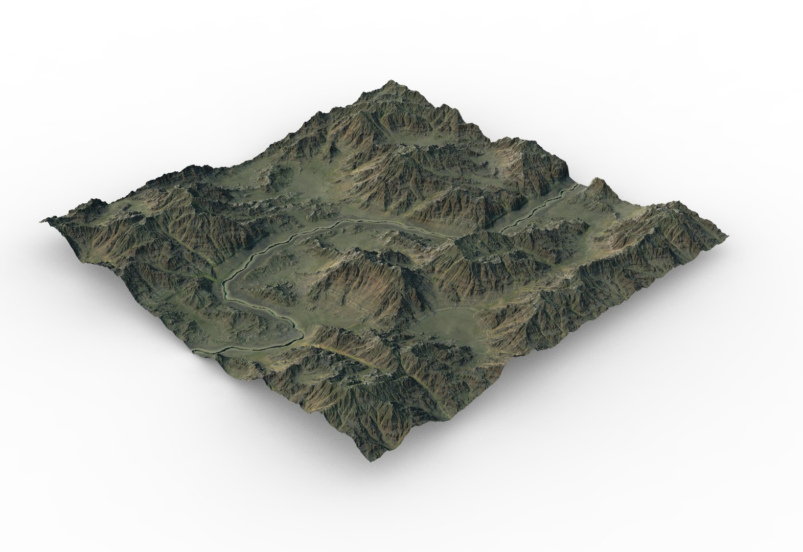 Games Terrain Maps 3D Model - TurboSquid 1493510